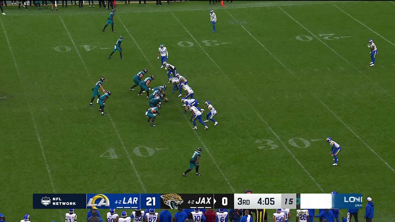 Los Angeles Rams safety Quentin Lake corrals Jacksonville Jaguars ...