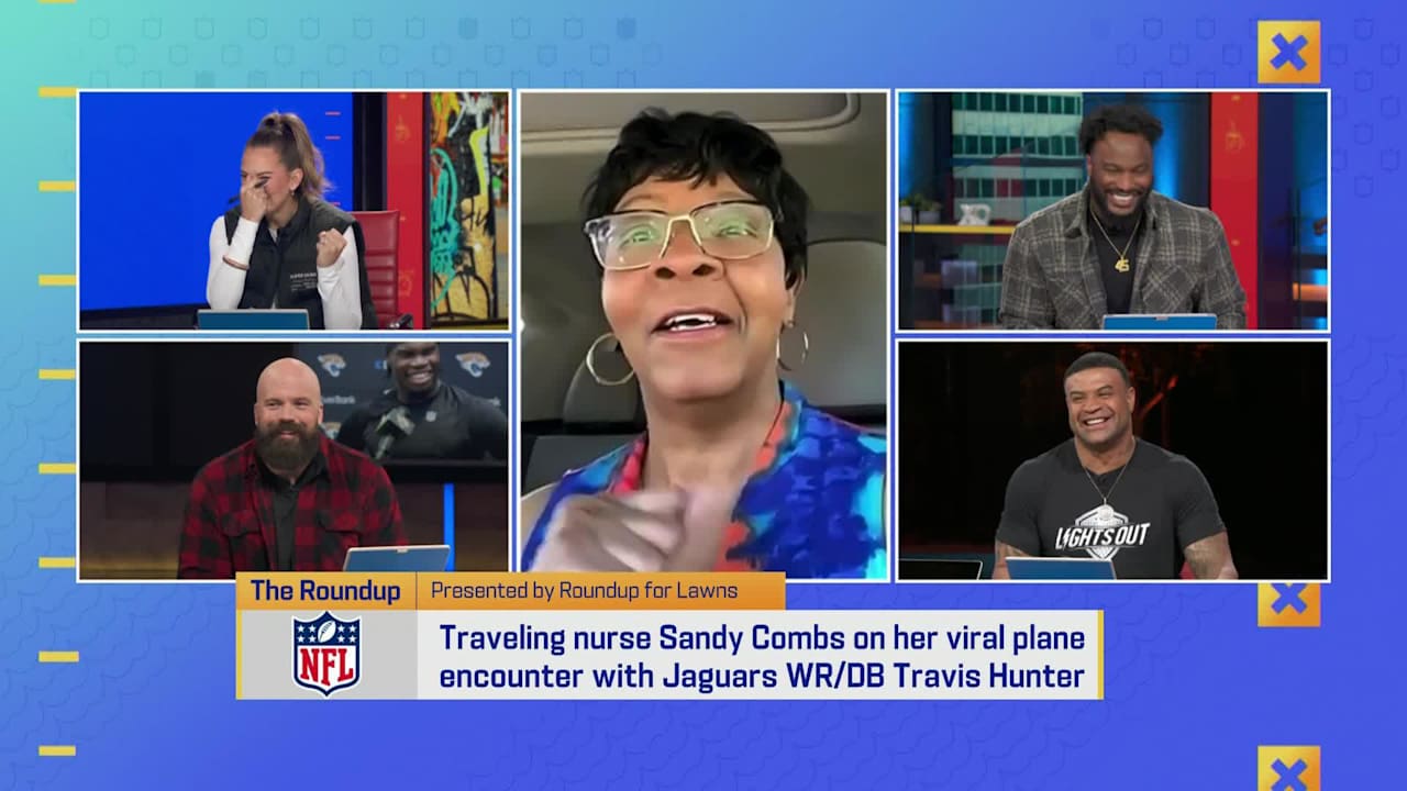Sandy Combs wakes up with 'GMFB' to discuss viral moment sitting next ...