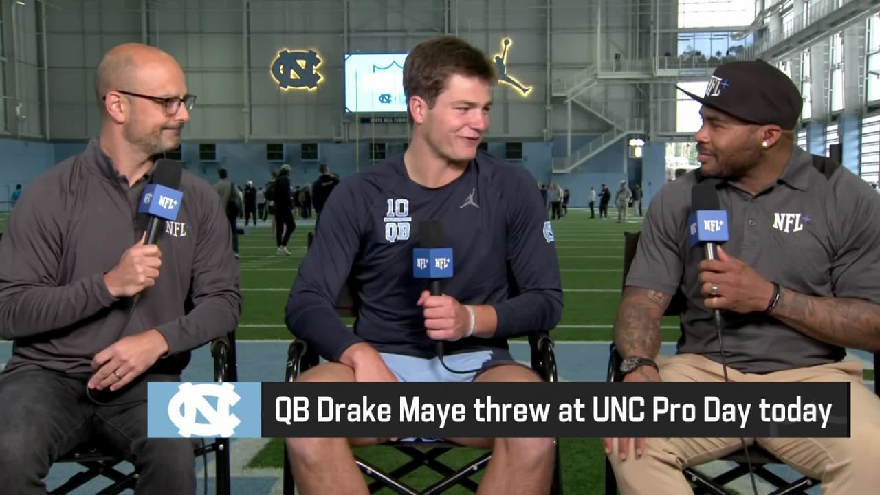 Quarterback Drake Maye assesses performance after North Carolina Tar ...