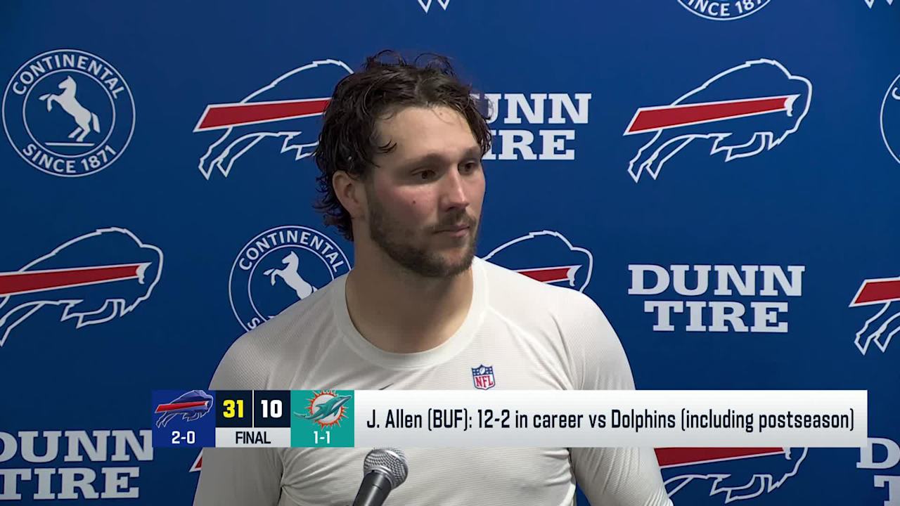 Buffalo Bills quarterback Josh Allen shares thoughts on Bills' win ...