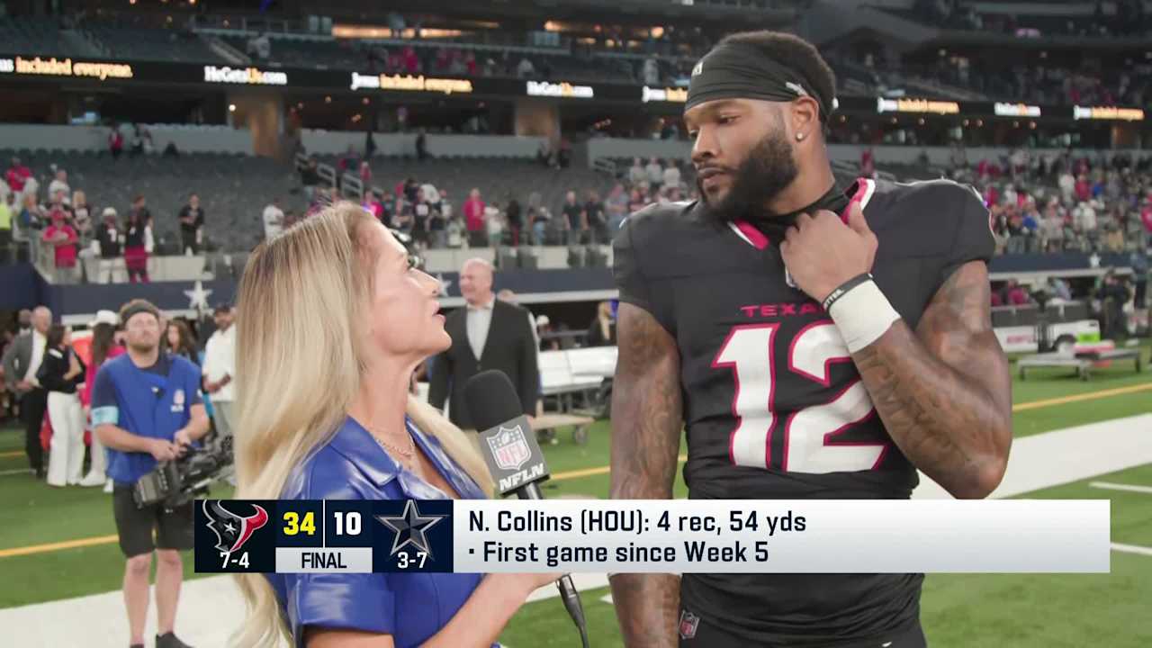 Houston Texans wide receiver Nico Collins shares his excitement to be ...