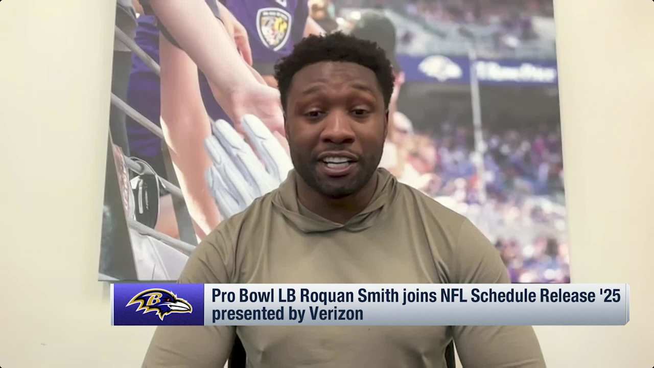 Baltimore Ravens linebacker Roquan Smith joins 'NFL Schedule Release ...
