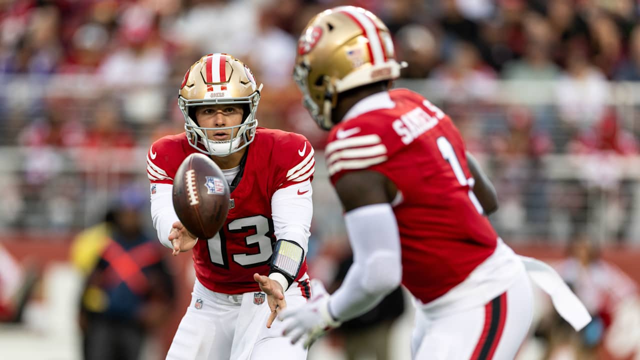 Niners QB Brock Purdy says 'it sucks' losing WR Deebo Samuel: 'He's ...
