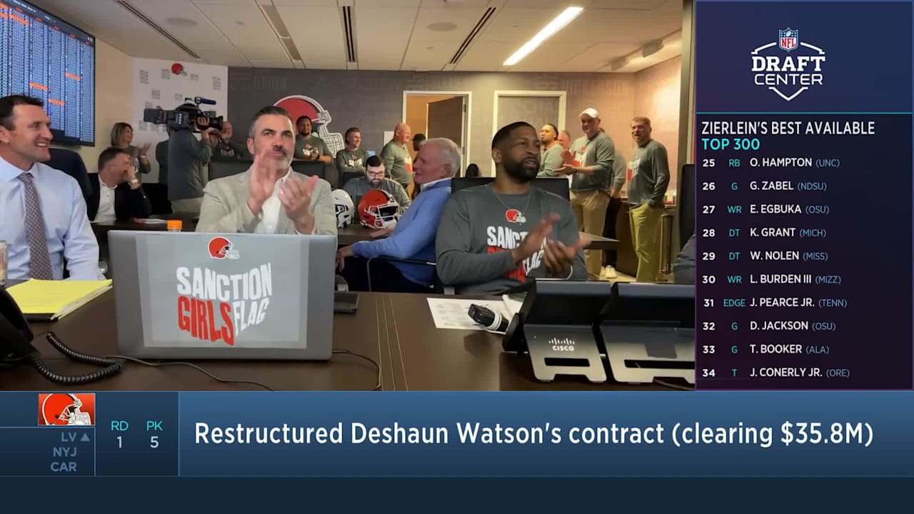 Inside look at Cleveland Browns draft room | 'NFL Draft Center'