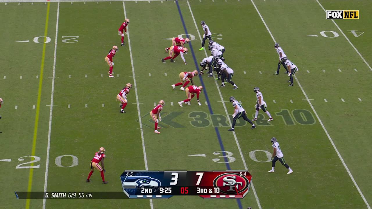San Francisco 49ers defensive end Yetur Gross-Matos' first sack as a ...