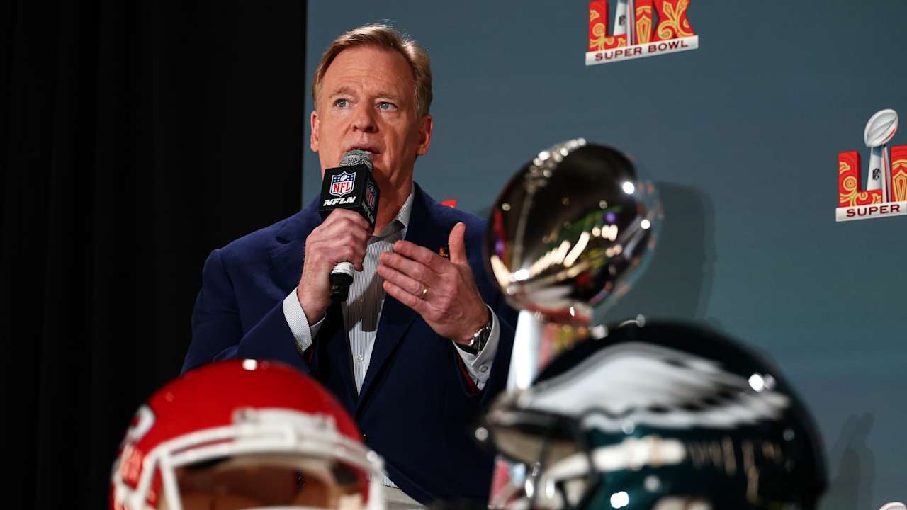 Commissioner Roger Goodell talks DEI efforts, officiating, 18-game ...