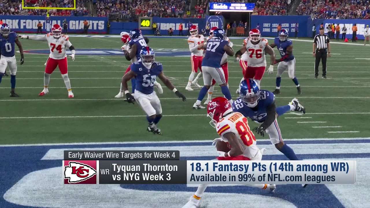 Week 4 early waiver wire targets | 'NFL Fantasy Live'