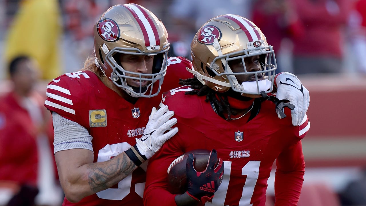 49ers' George Kittle 'not concerned' about Brandon Aiyuk's contract ...