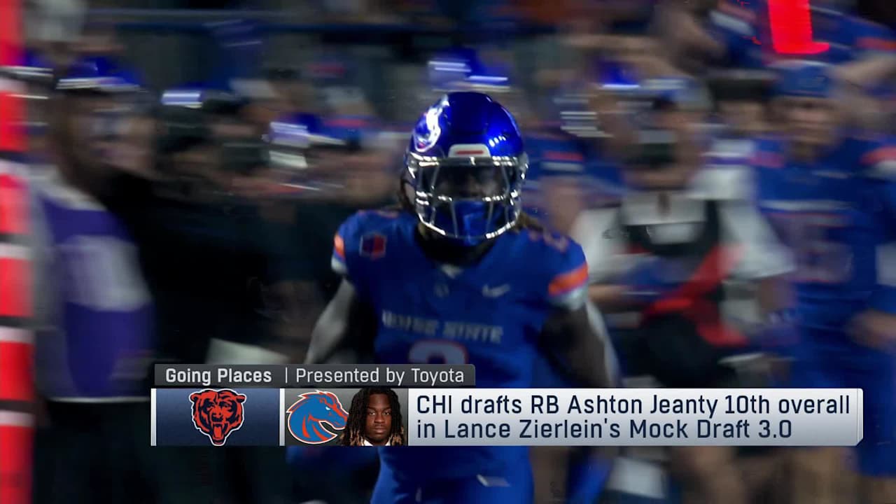 NFL Network's Lance Zierlein explains why running back Ashton Jeanty goes No. 10 overall to ...