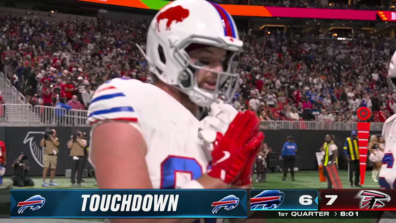 Buffalo Bills quarterback Josh Allen's 19-yard touchdown connection ...