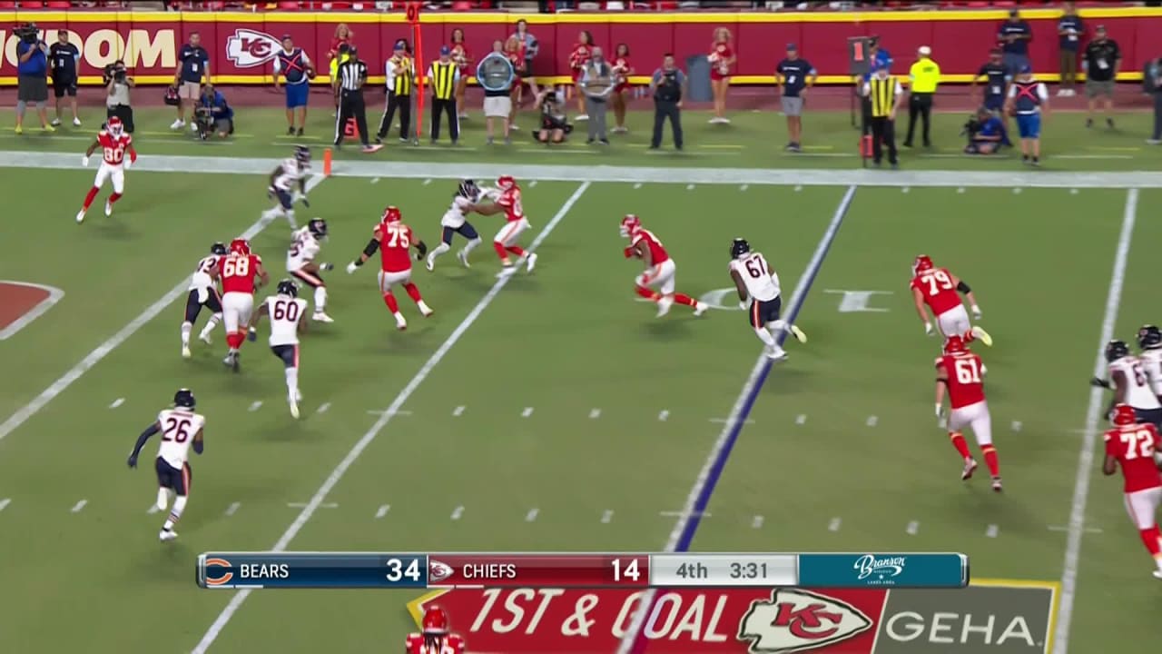 Kansas City Chiefs tight end Baylor Cupp cruises into end zone for ...