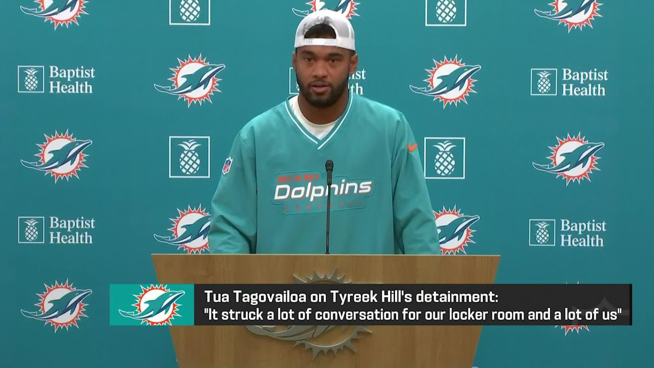 Miami Dolphins quarterback Tua Tagovailoa: 'It was a little emotional for me' seeing bodycam ...