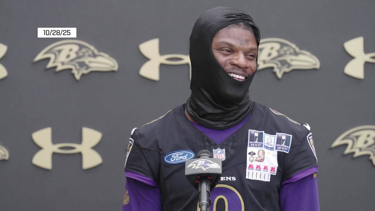 Baltimore Ravens quarterback Lamar Jackson talks about his return to ...