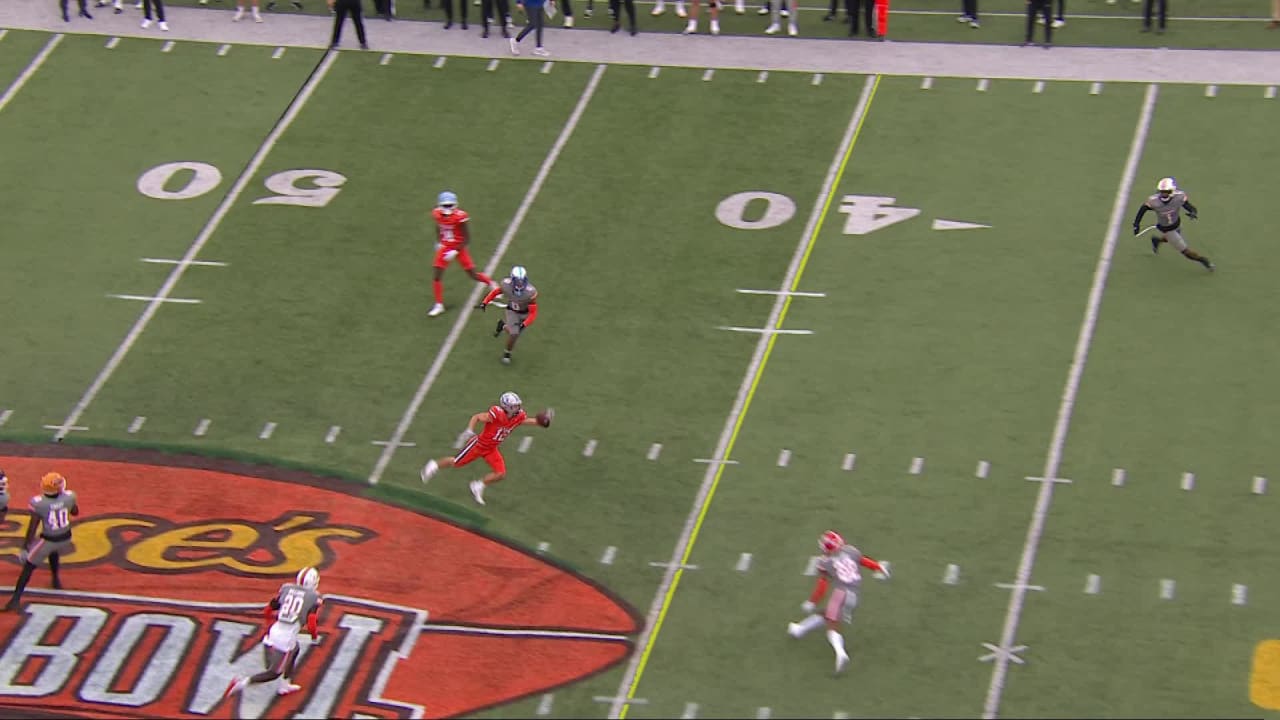 Rice WR Luke McCaffrey somehow snags one-handed catch for first-down pickup