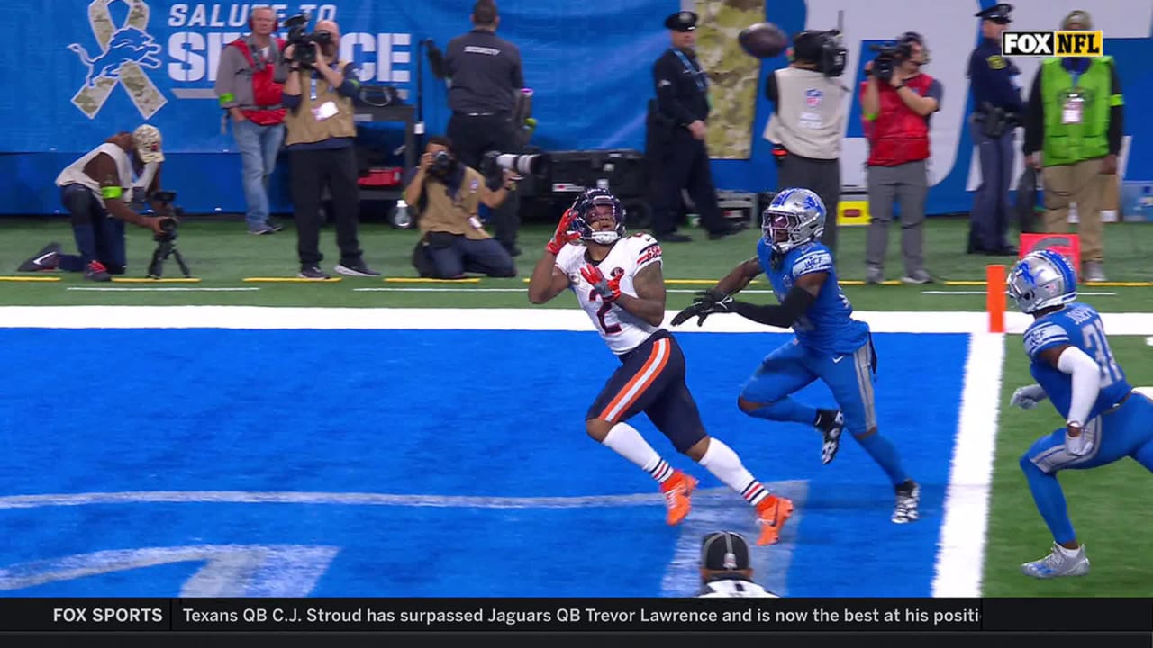 Every Chicago Bears wide receiver DJ Moore catch from 96-yard game vs ...