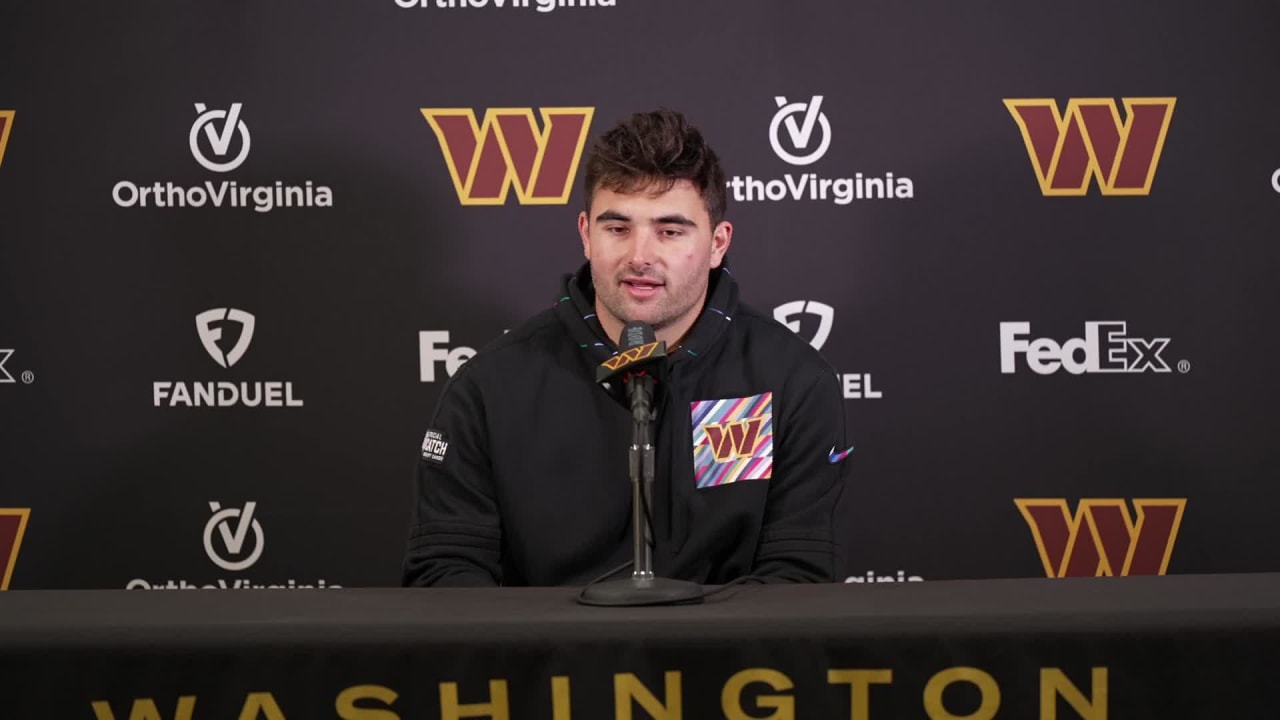 Washington Commanders quarterback Sam Howell on leading league in ...