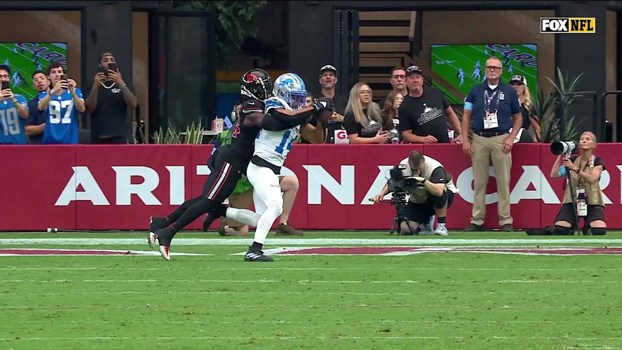 Detroit Lions wide receiver Amon-Ra St. Brown's first TD of 2024 comes ...