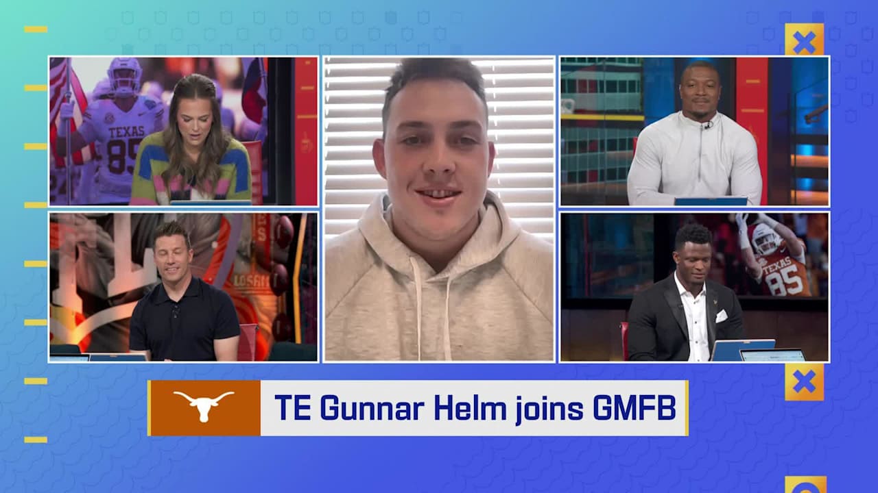 Texas tight end Gunnar Helm on completing 2025 combine workout despite ...