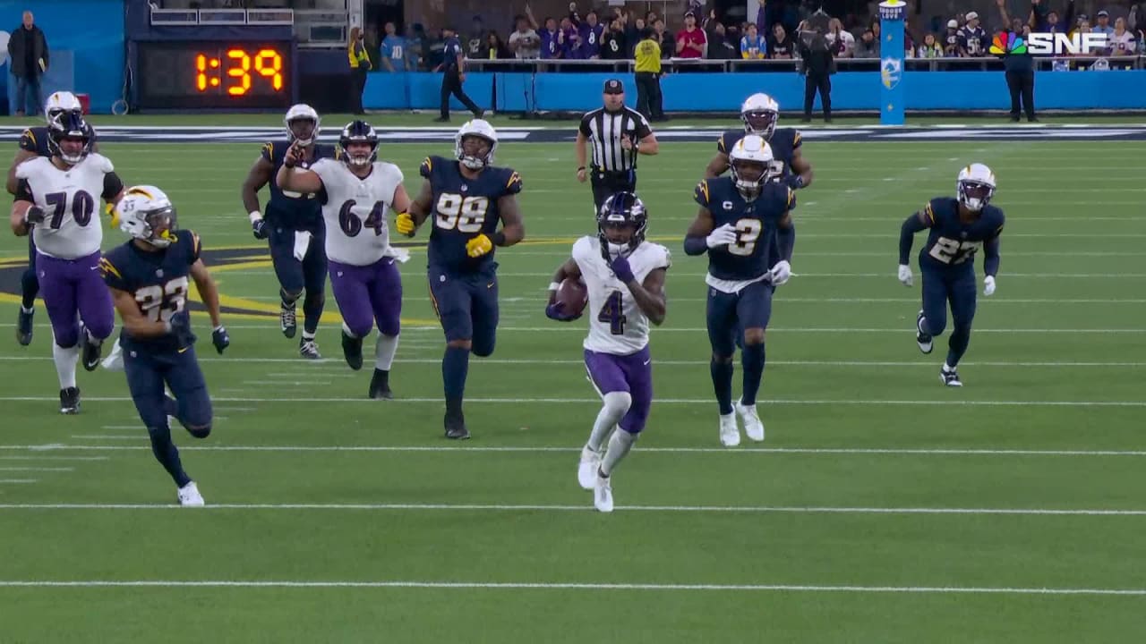 Baltimore Ravens rookie wide receiver Zay Flowers' best plays from 2-TD ...