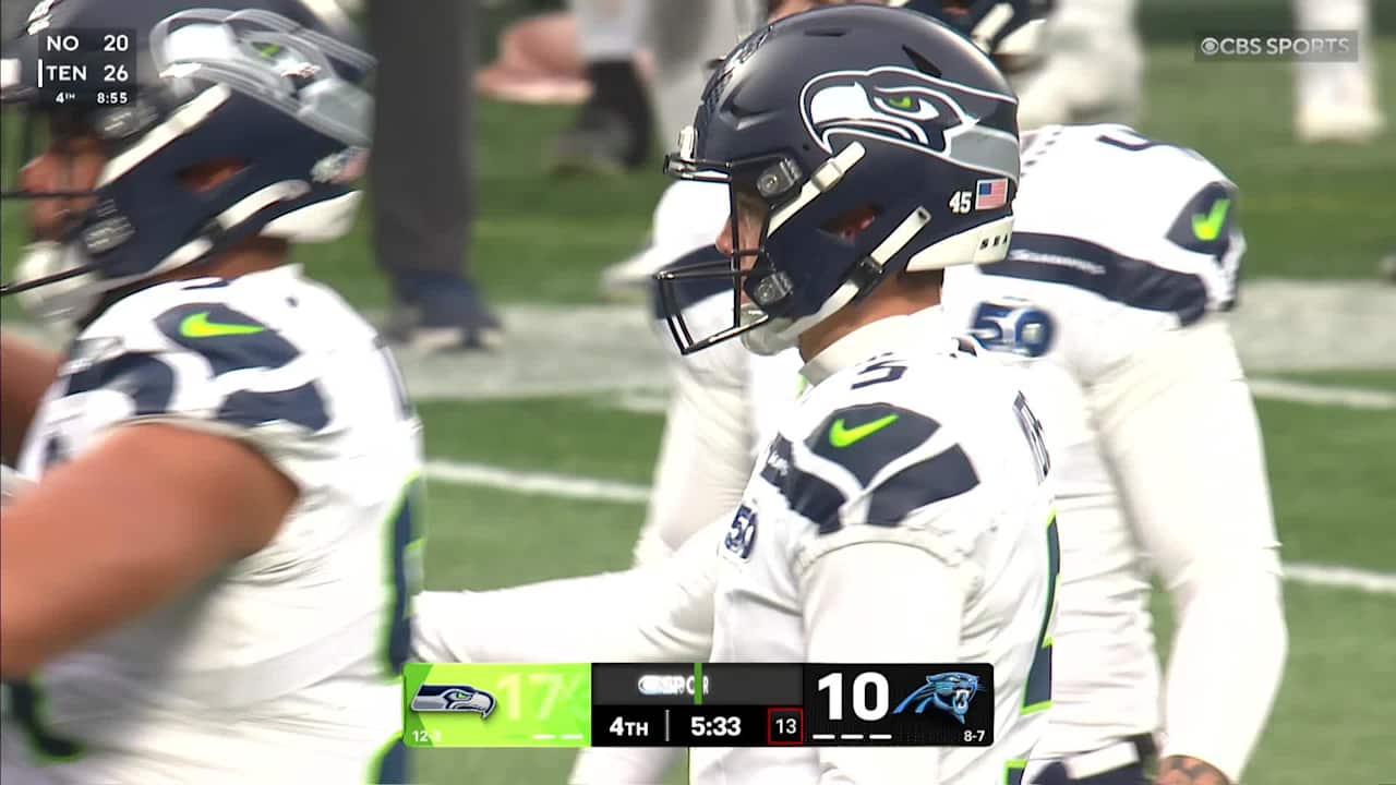 Seattle Seahawks kicker Jason Meyers' 30-yard field goal gives Seahawks ...