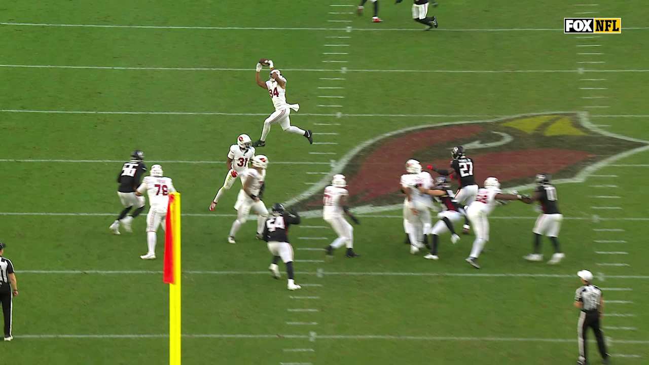 Arizona Cardinals quarterback Jacoby Brissett avoids Atlanta Falcons ...