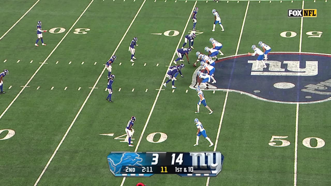 Detroit Lions running back Sione Vaki's juke moves disorient New York ...