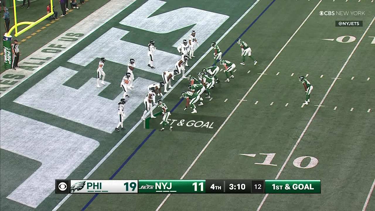 New York Jets running back Donovan Edwards' touchdown plunge makes ...
