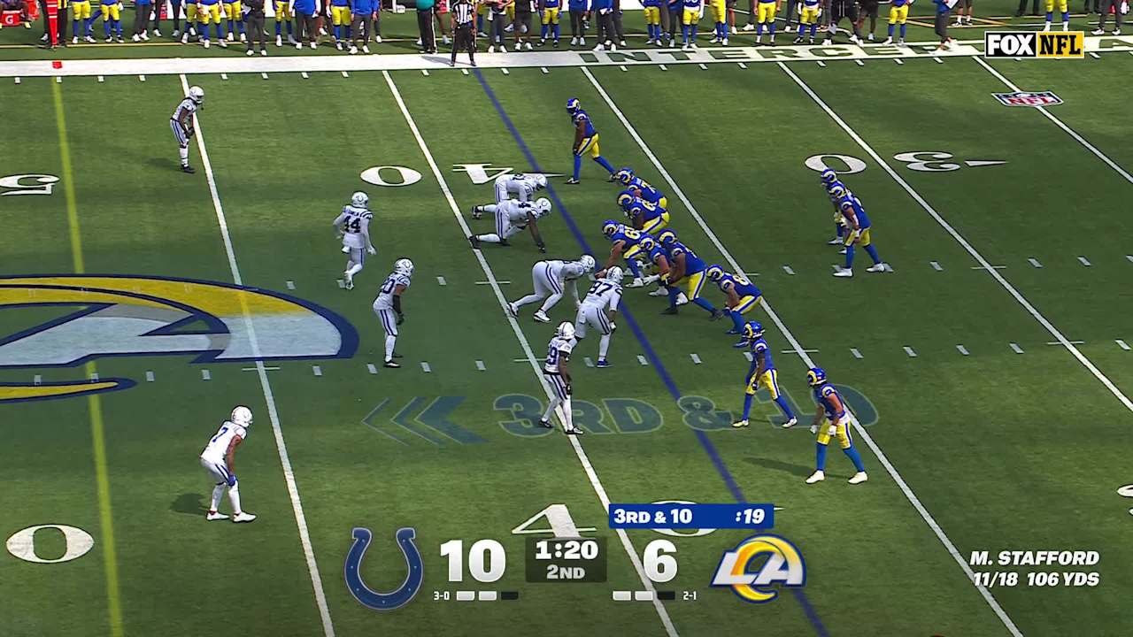 Los Angeles Rams wide receiver Davante Adams' second catch of day goes ...