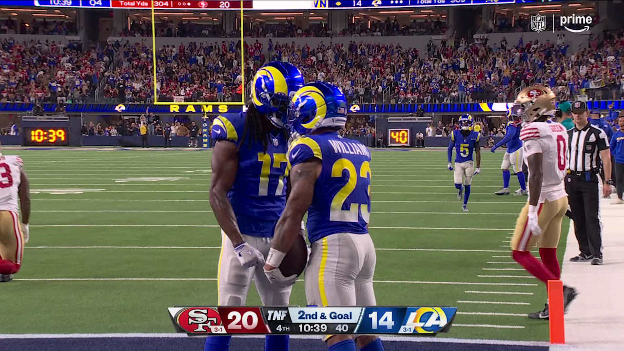 We've got a tie! Los Angeles Rams quarterback Matthew Stafford's third ...