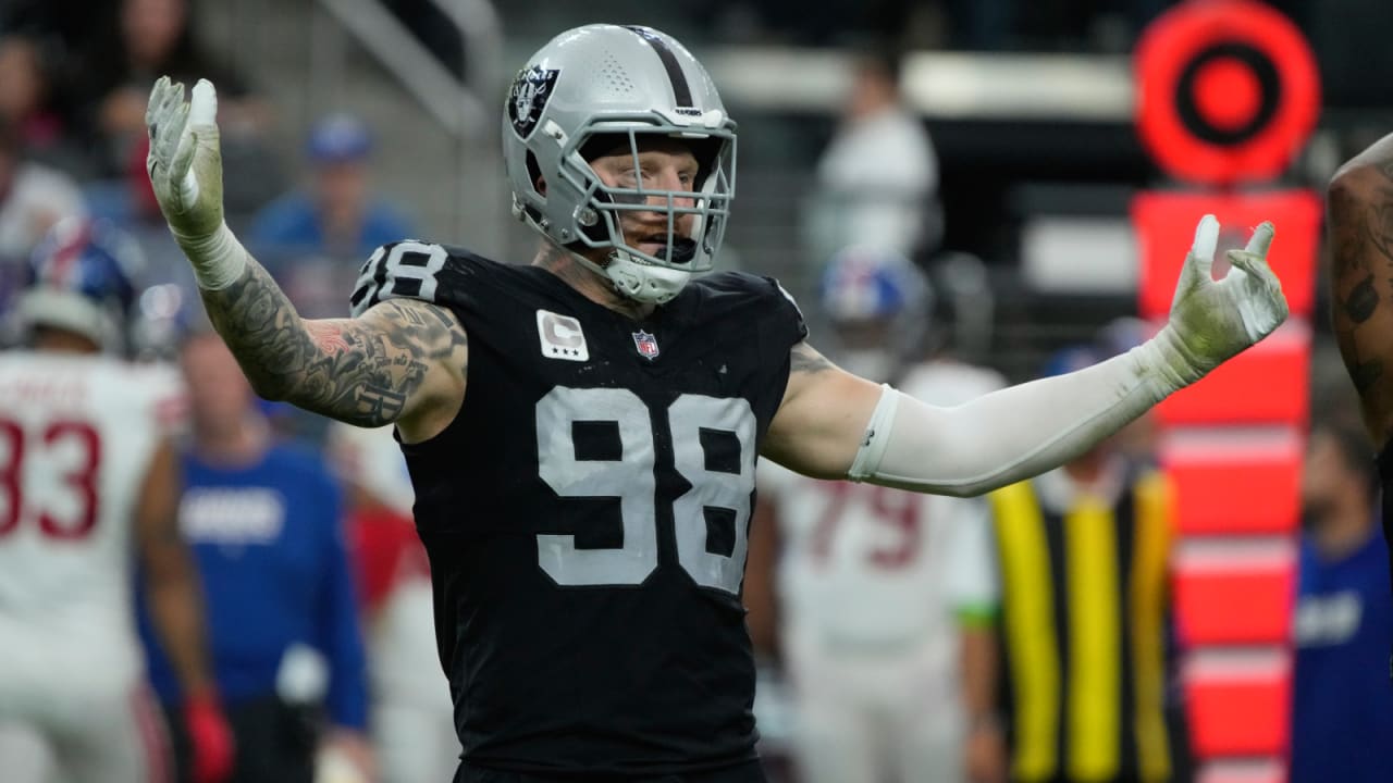 Raiders DE Maxx Crosby wants to play with Las Vegas for 'very long time,' win Super Bowl