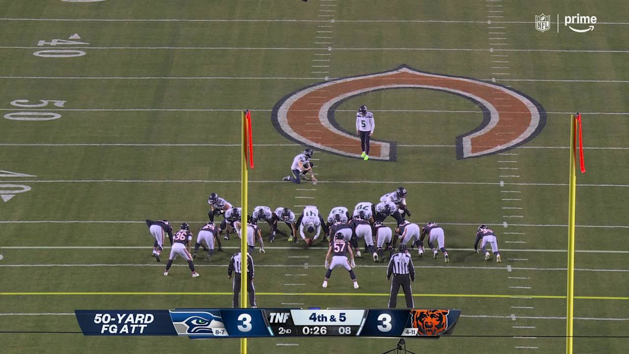 Seattle Seahawks kicker Jason Myers' 50-yard field goal showcases ...