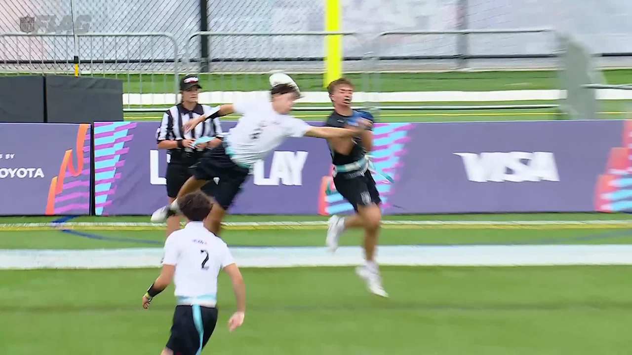 Spring Texas Texans defensive back Brayden Elsherif breaks up pass in ...