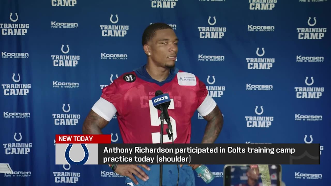 Indianapolis Colts quarterback Anthony Richardson on QB competition with quarterback Daniel ...