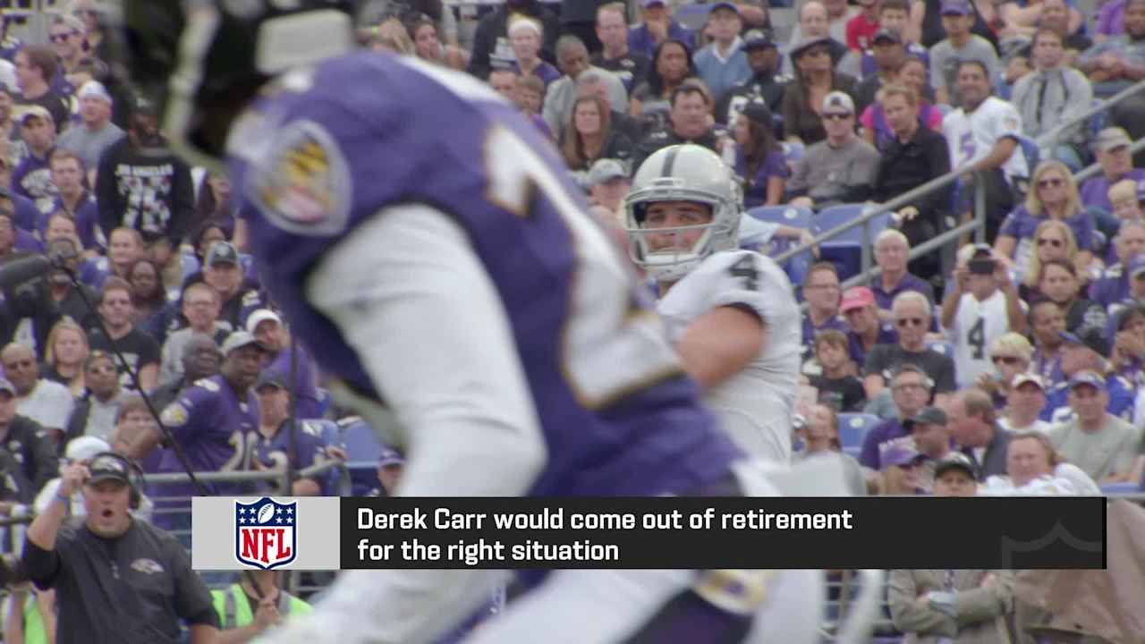 NFL media insider Ian Rapoport: former NFL quarterback Derek Carr is ...