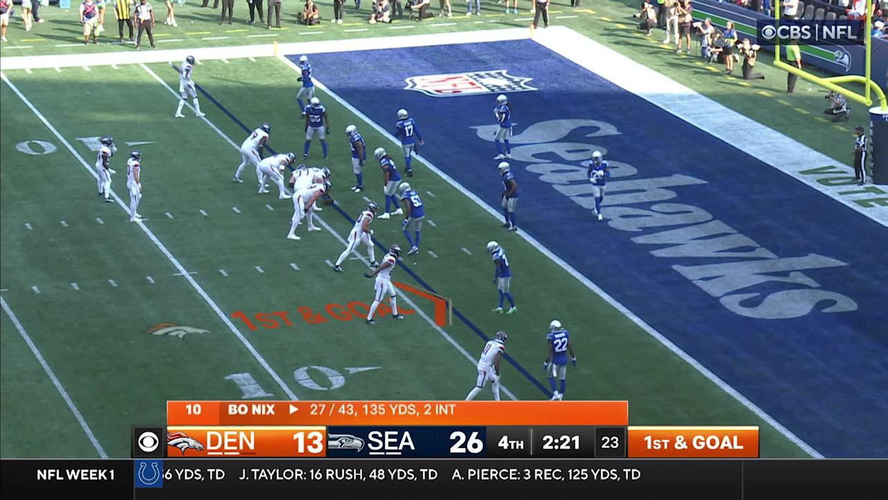 Denver Broncos quarterback Bo Nix's first NFL TD comes via 4-yard ...