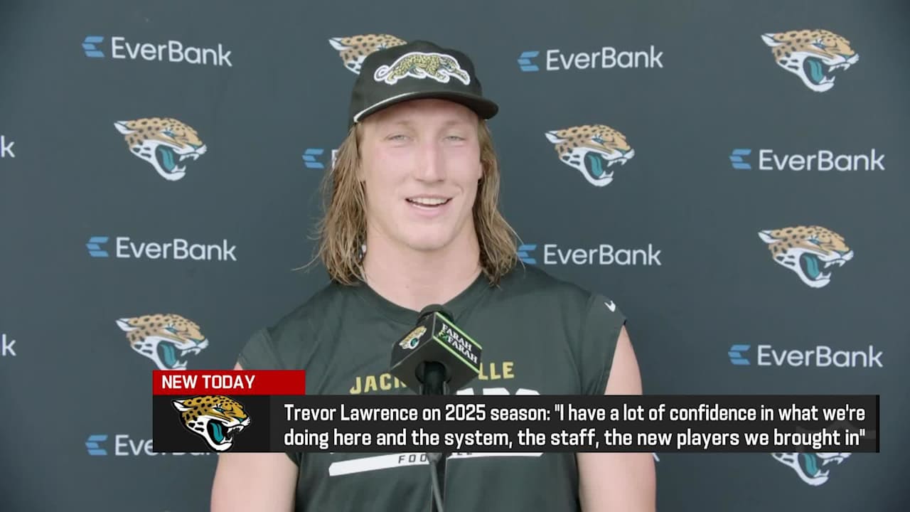 Jacksonville Jaguars quarterback Trevor Lawrence shares confidence in ...