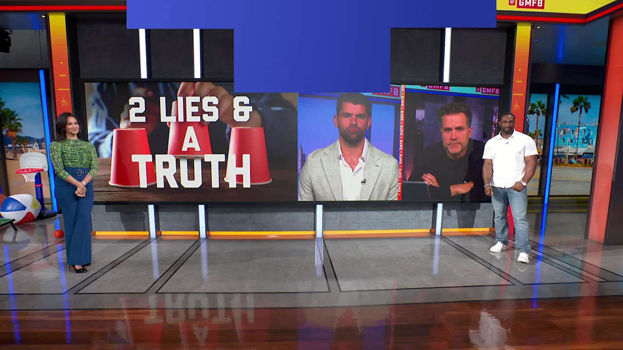Two lies and a truth with offensive lineman Justin Pugh | 'GMFB'