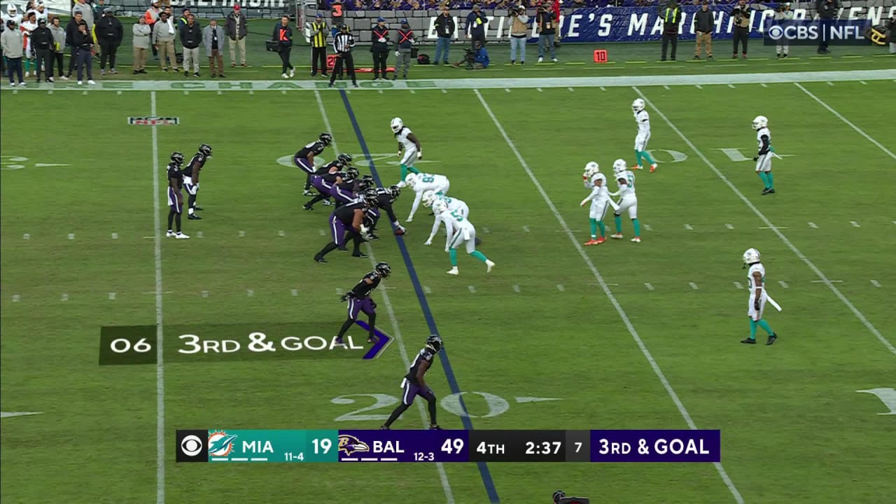 Baltimore Ravens quarterback Tyler Huntley's 19-yard TD loft to tight ...