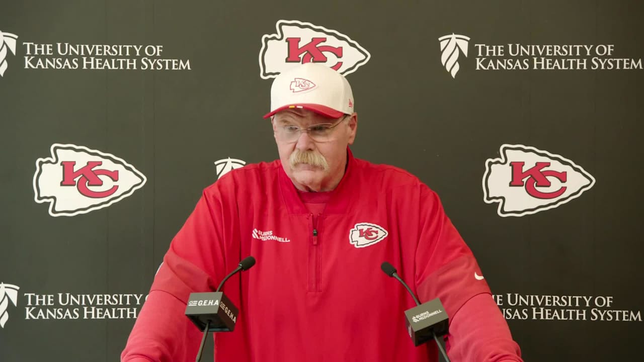 Kansas City Chiefs head coach Andy Reid talks about the strength of the ...