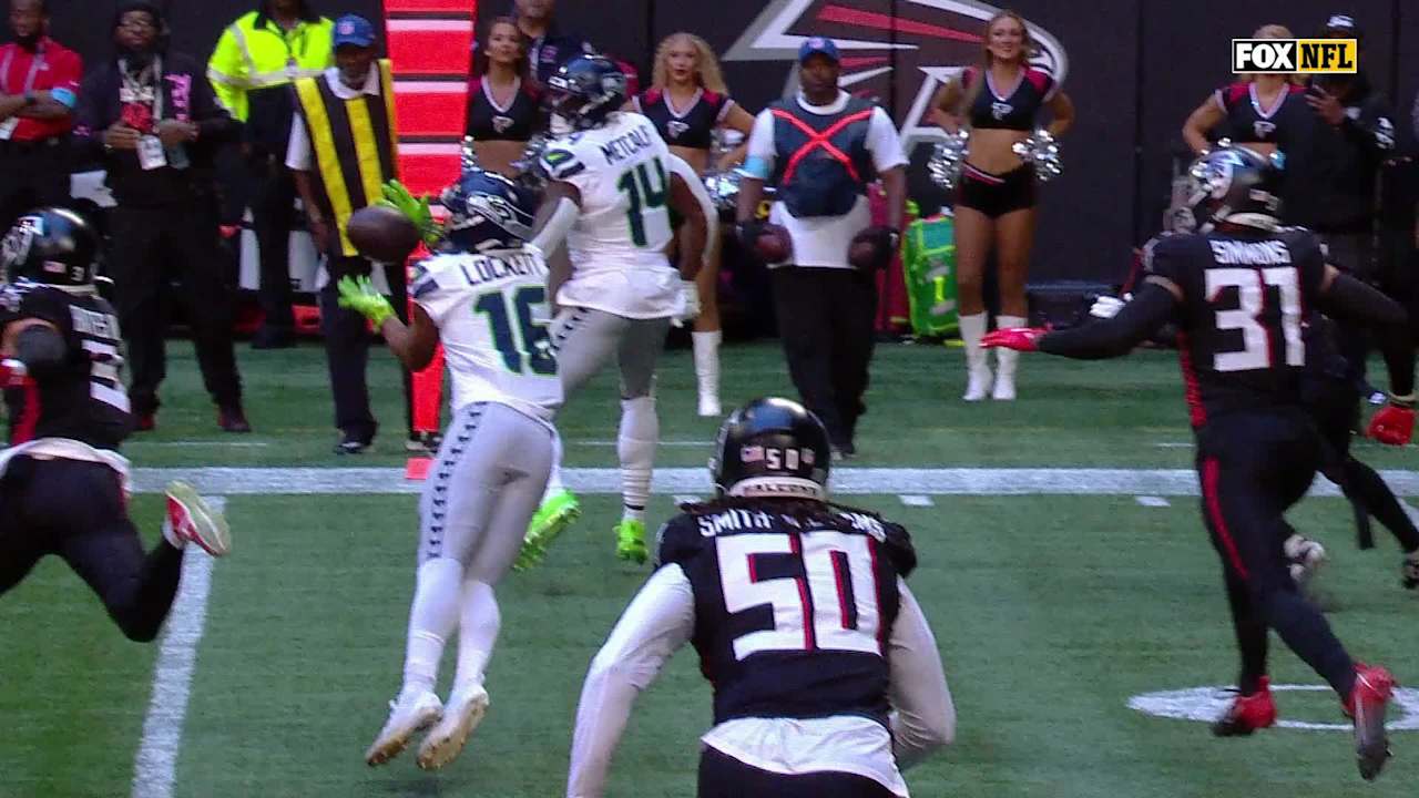 Seattle Seahawks wide receiver Tyler Lockett turns leaping catch into ...