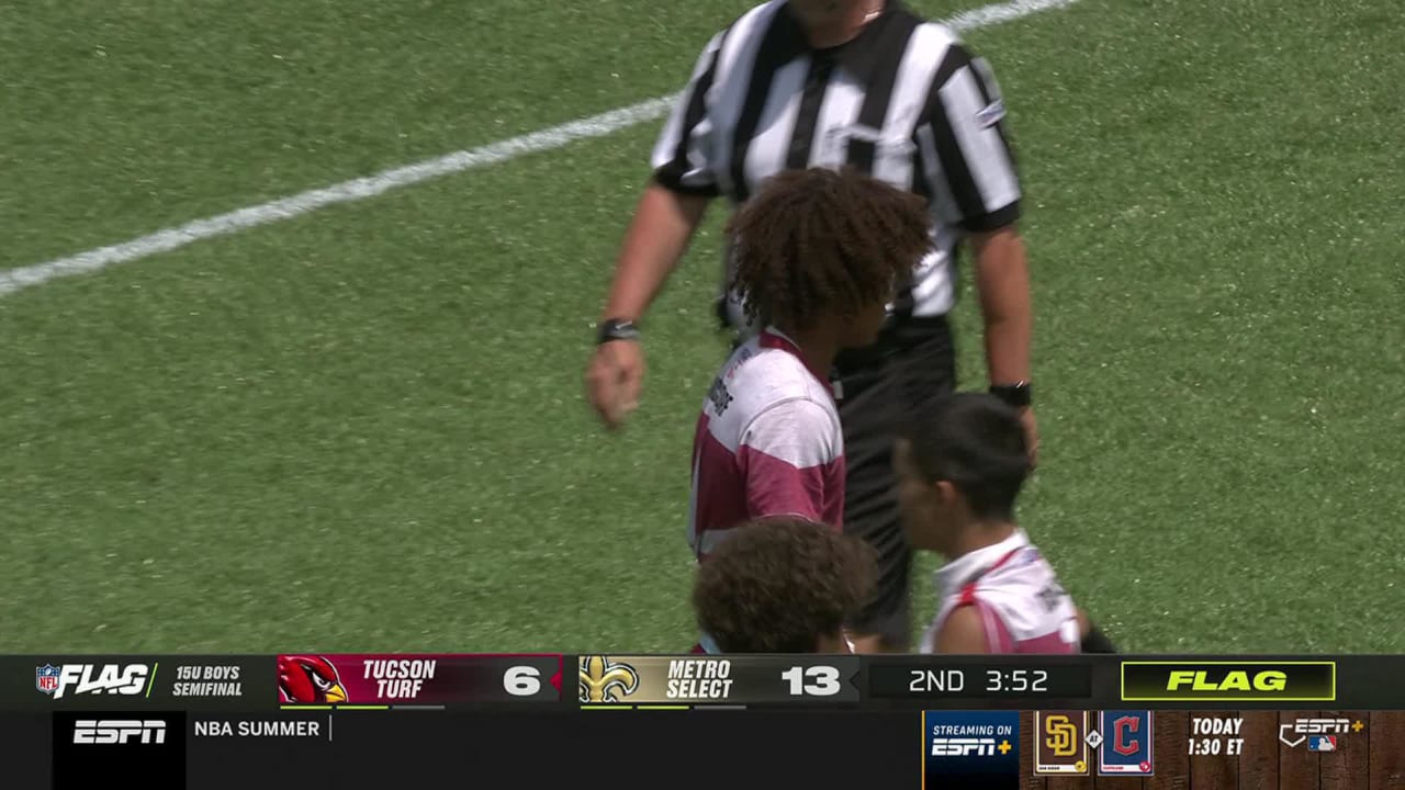 Tucson Turf quarterback Jake Rogers dimes receiver Sean Roebuck on ...