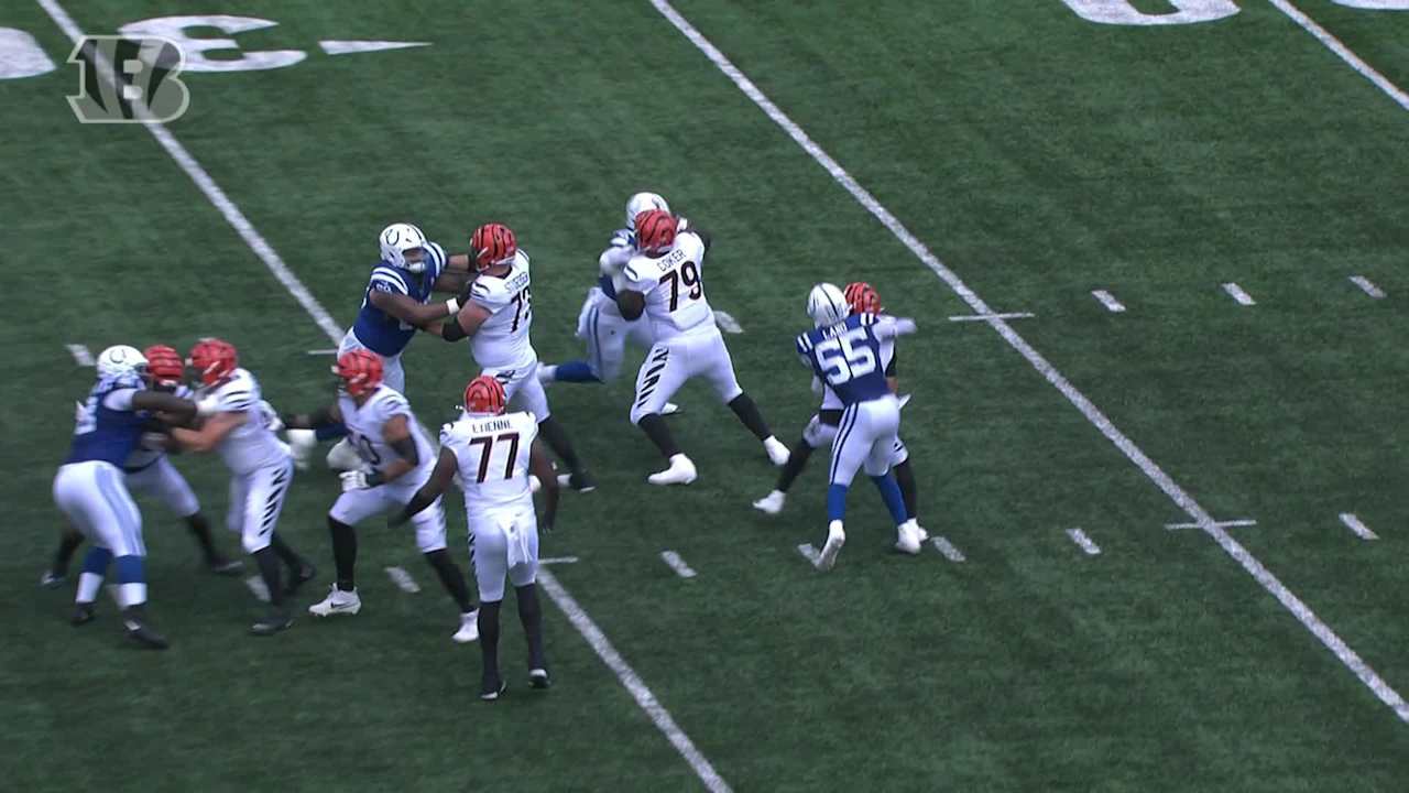 Indianapolis Colts defensive end Isaiah Land sneaks up on Cincinnati ...