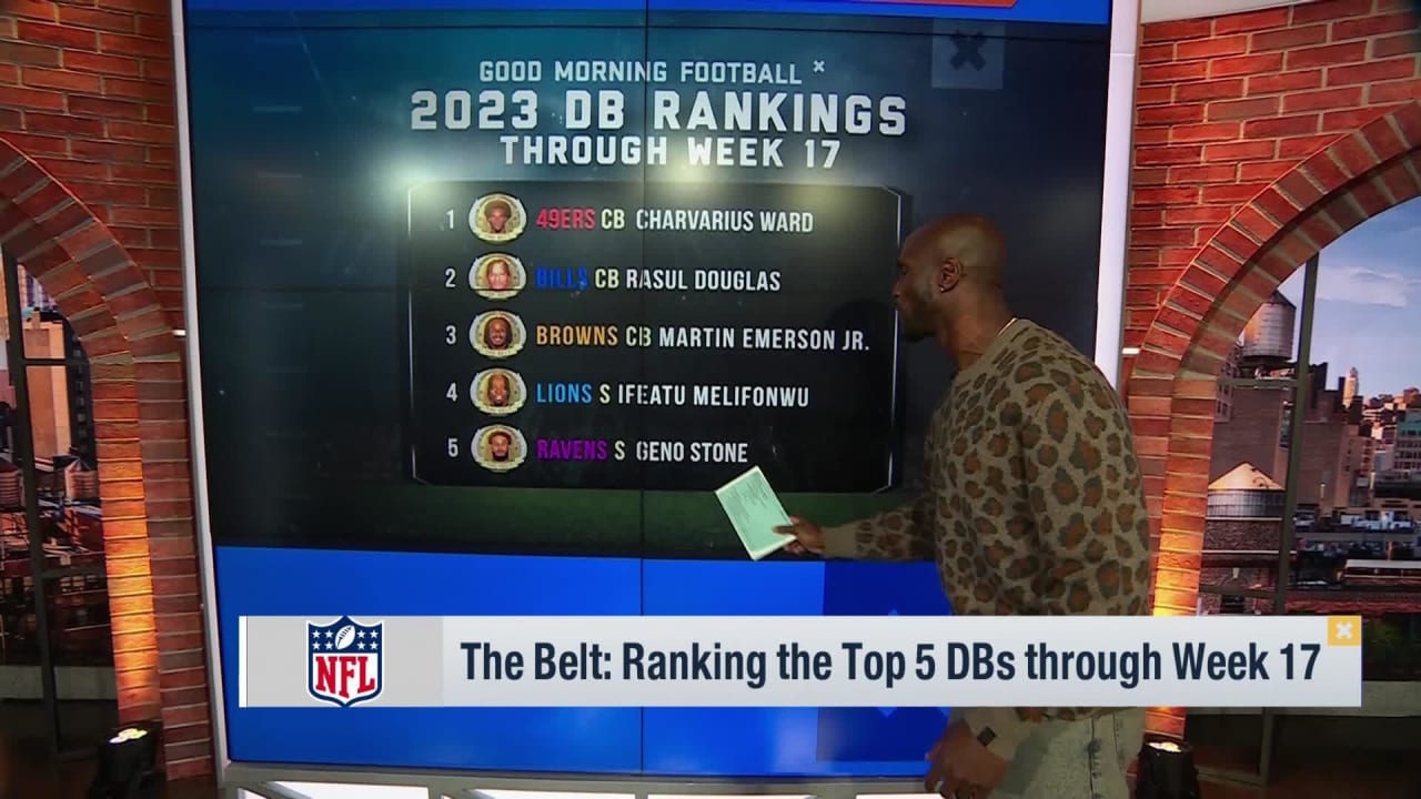 NFL Network's Jason McCourty ranks top 5 defensive backs through Week 17