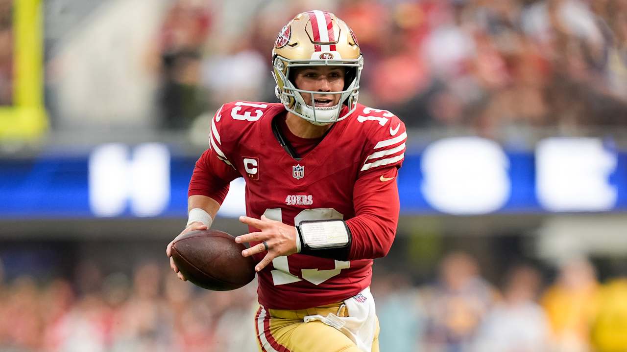 Niners QB Brock Purdy day to day with back soreness; MRI clean