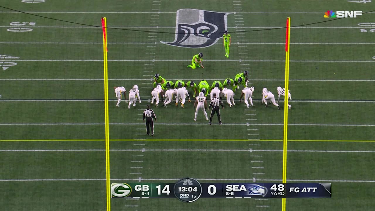 Seattle Seahawks kicker Jason Myers' 48-yard field goal puts Seattle on ...