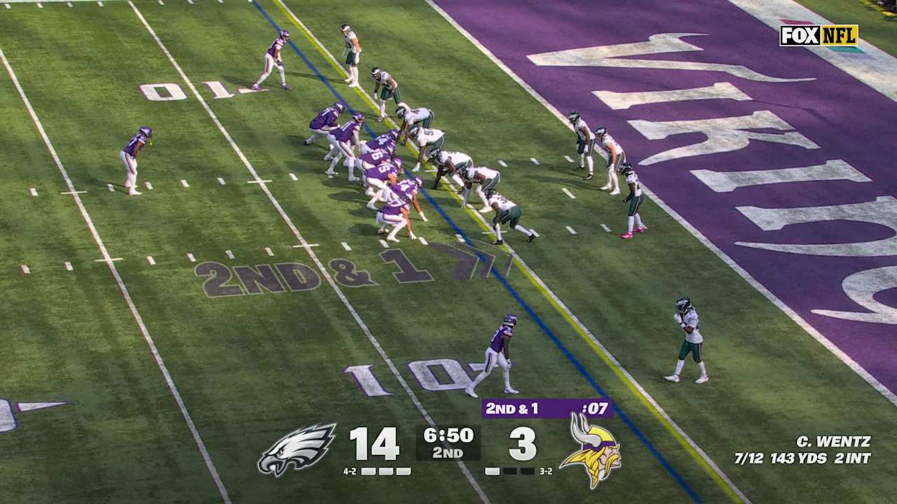 Philadelphia Eagles defensive back Cooper DeJean breaks up a would-be ...