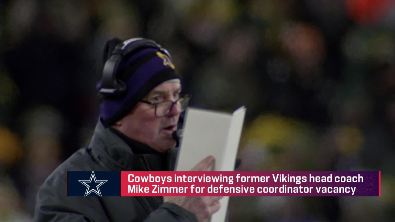 Former Minnesota Vikings head coach Mike Zimmer interviewing for Dallas ...