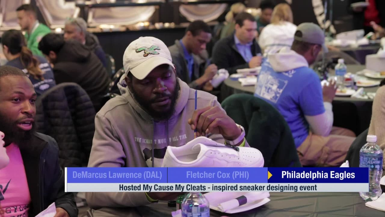 Philadelphia Eagles host 'My Cause My Cleats' inspired sneaker ...