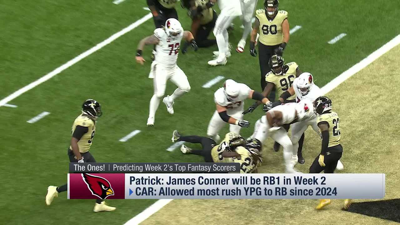 Predicting Week 2 top scoring fantasy RBs | 'NFL Fantasy Live'