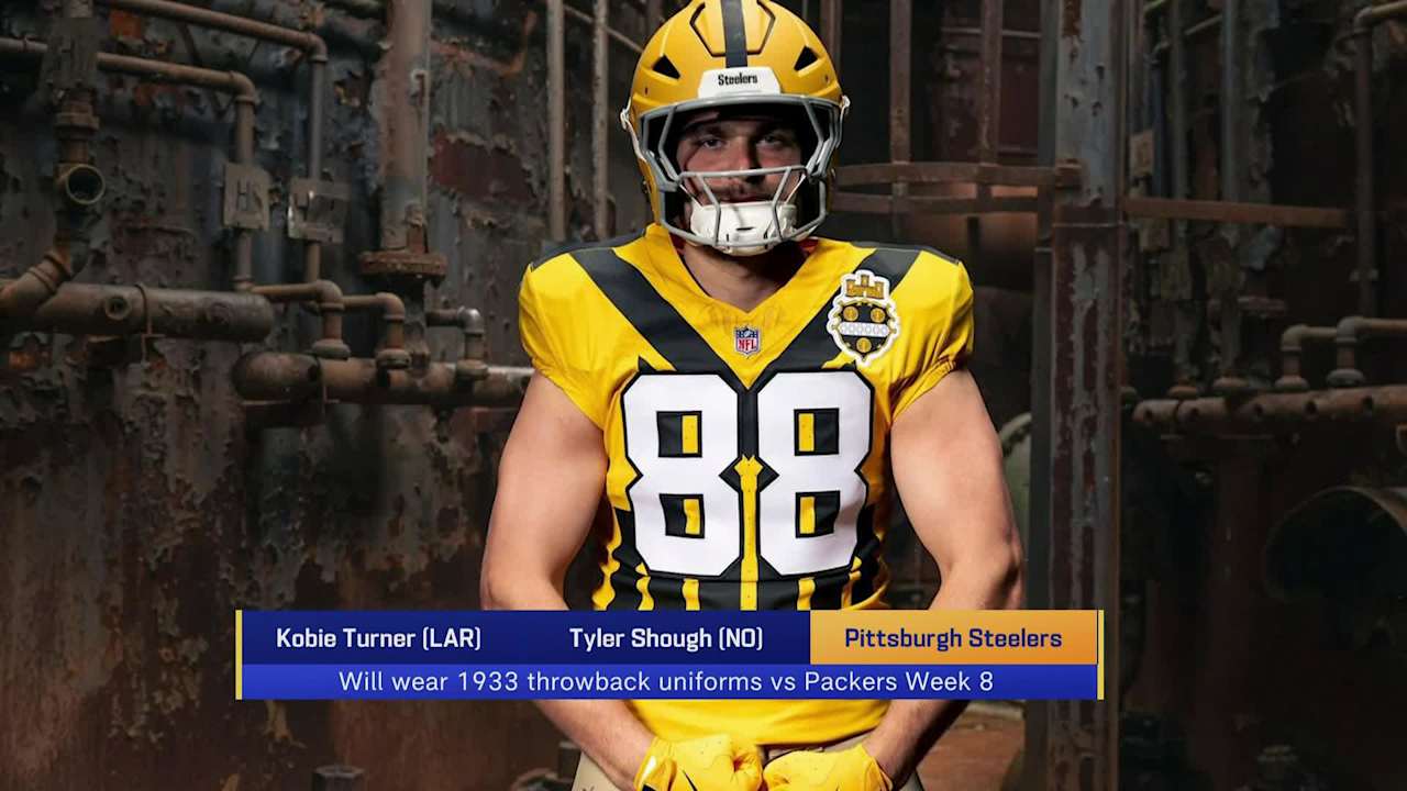 Pittsburgh Steelers unveil 1933 throwback uniforms to be worn in Week 8 vs. Packers | 'GMFB'